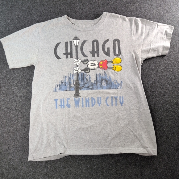 Disney | Shirts | Mickey Mouse Disney Chicago Graphic Tshirt | Poshmark